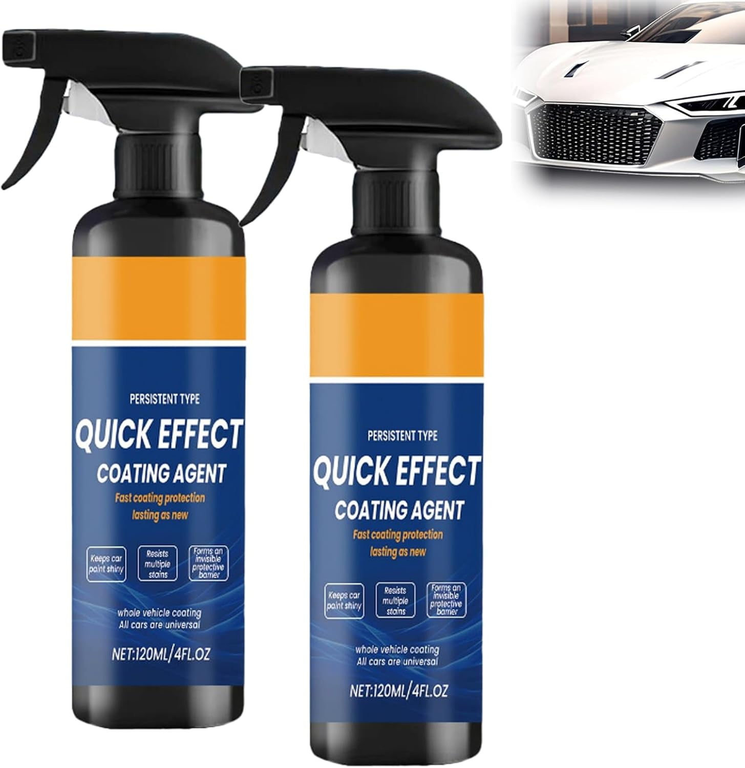 Car Coating Spray - Long-Lasting Ceramic Protection & UV Shield | High-Gloss Waterproof spray ...