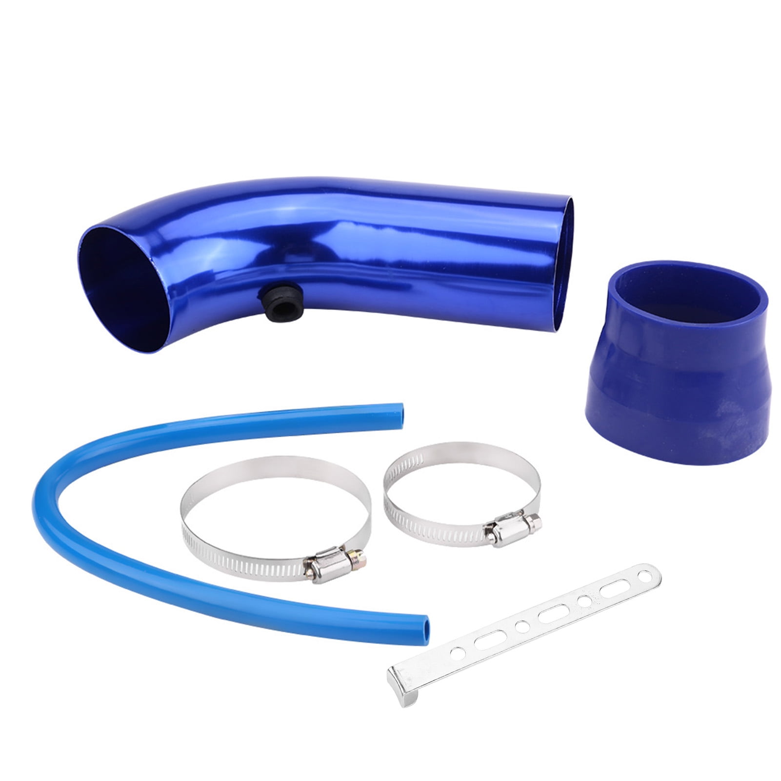 Car Cold Air Intake Pipe Kit 76mm 3inch Universal Blue Filter System ...