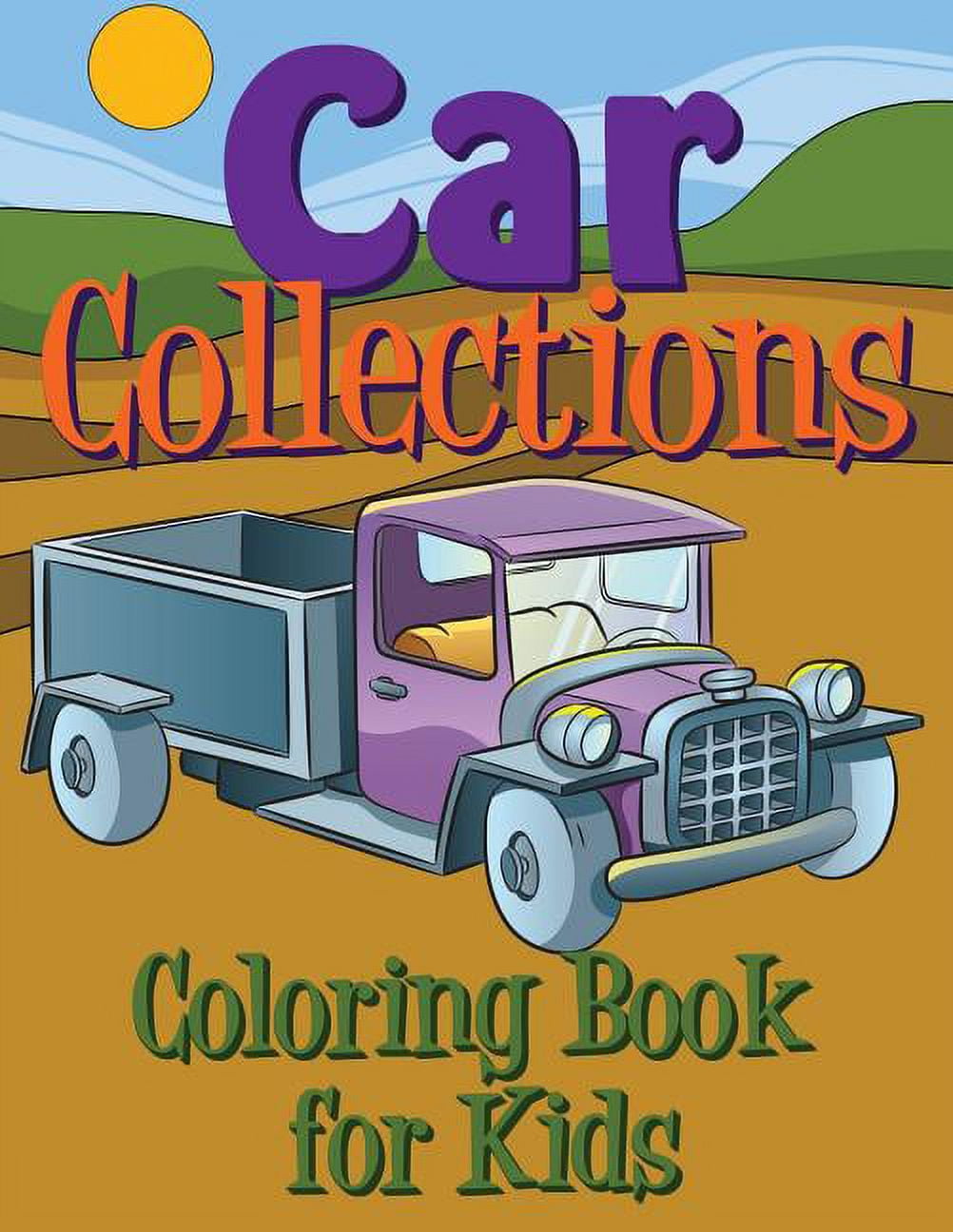 Car Collections Coloring Book for Kids (Paperback) - Walmart.com