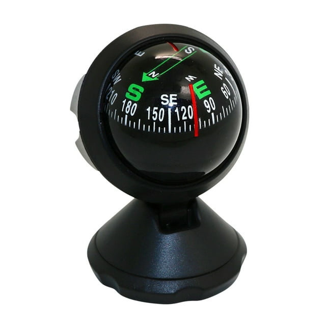 Car Compass Car Guide Ball Compass Mini Compass Compact Dash Stand ...