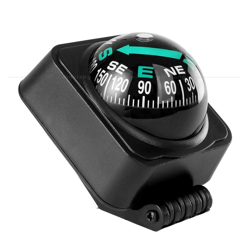 Car Compass Portable Outdoor Compass Ball Car Dashboard Ornament ...