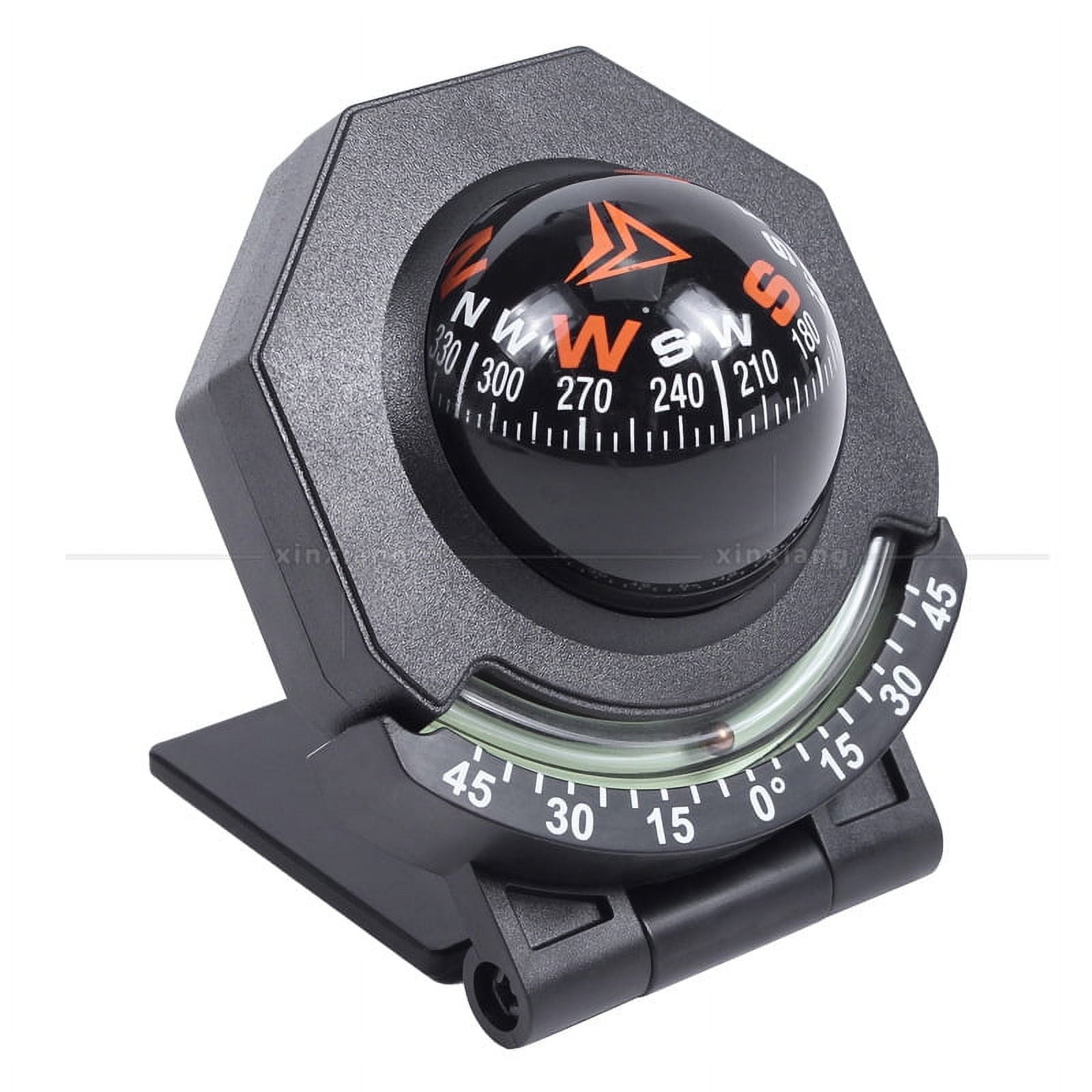 Car Compass Portable Outdoor Compass Ball Car Dashboard Ornament ...