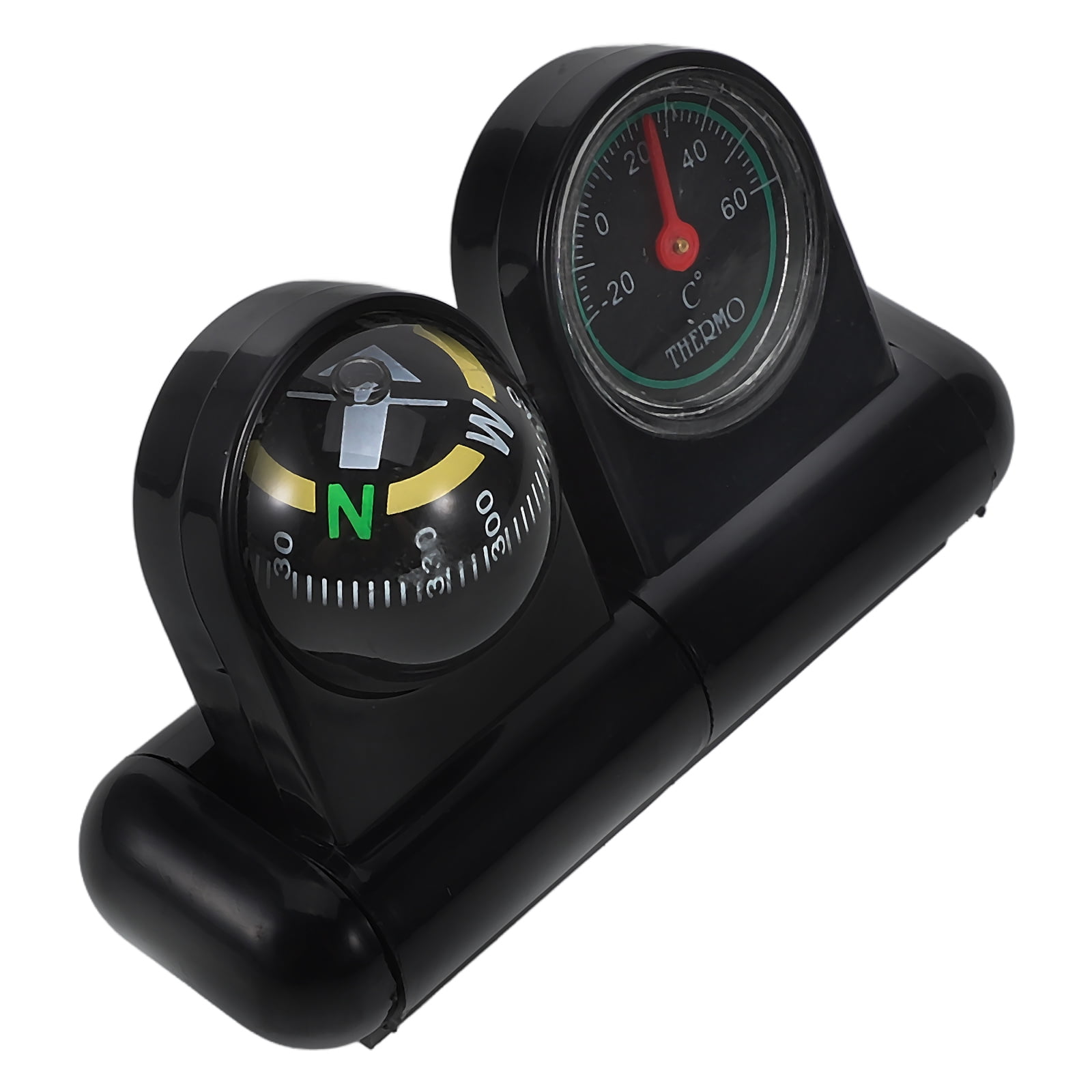 Multi Functional Car Compass and Thermometer with Rotatable Mount for ...