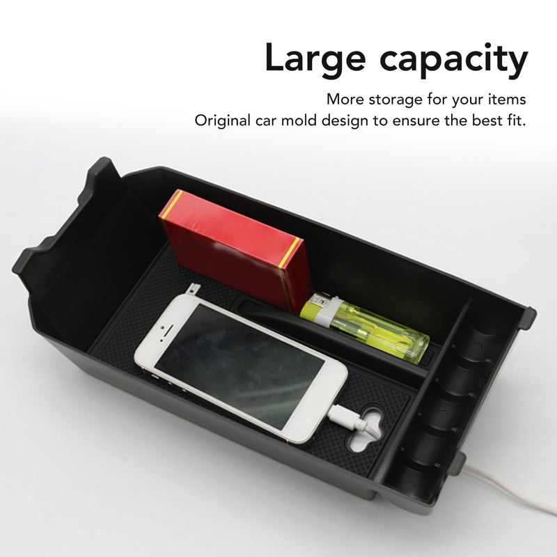 Car Conversion Center Console Organizer, Tray Center Console Armrest ...