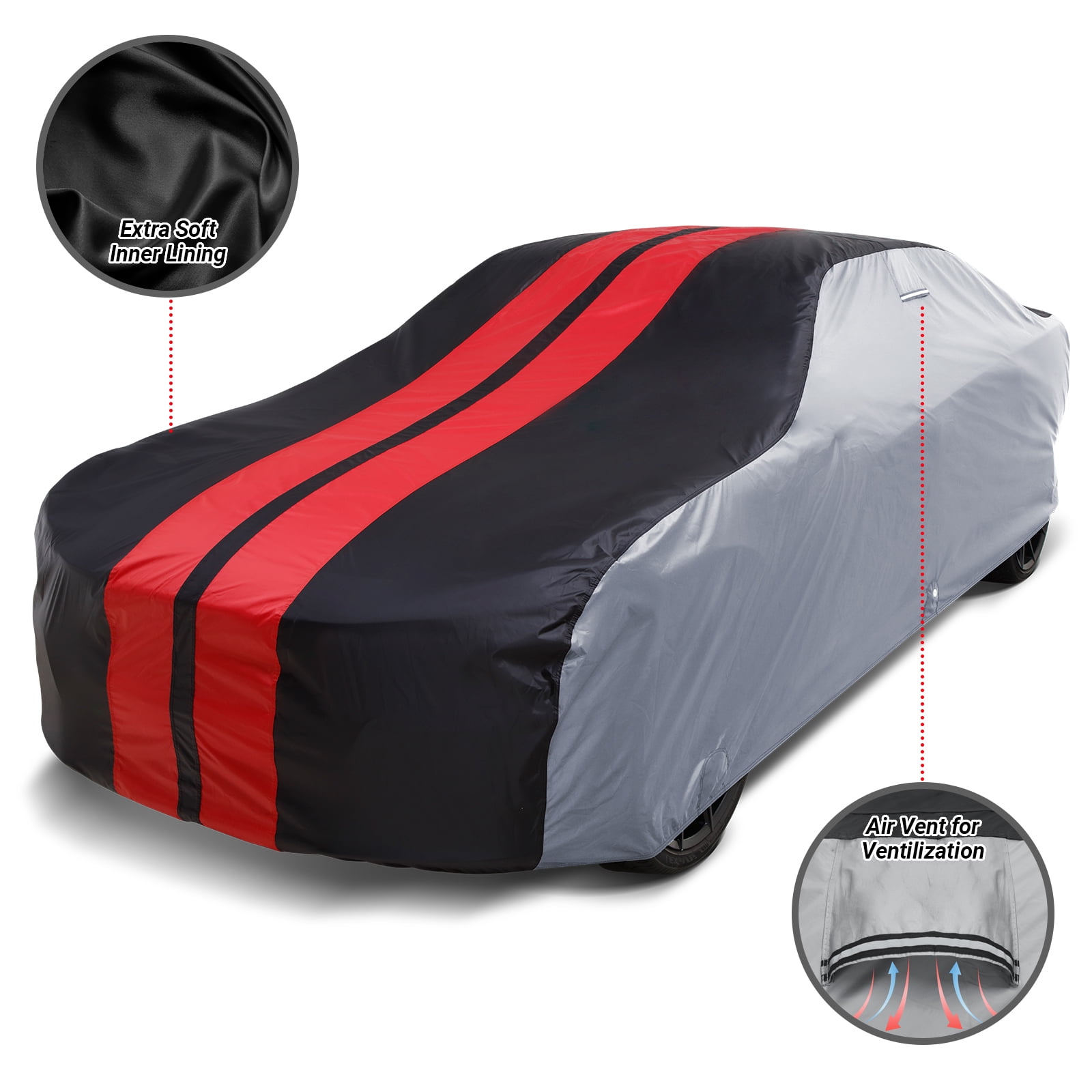 Car Cover - 100% Waterproof Ford Mustang 1964-1968 All-Weather Premium ...