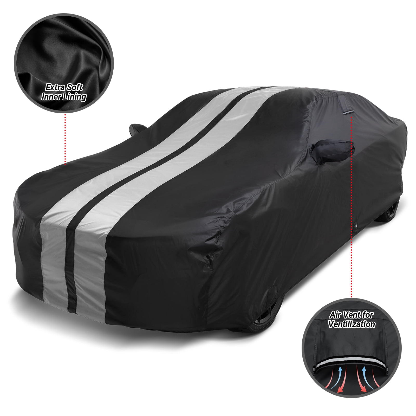 Car Cover - 100% Waterproof Ford Mustang GT, Ecoboost, Mach 1, V6 2005 ...