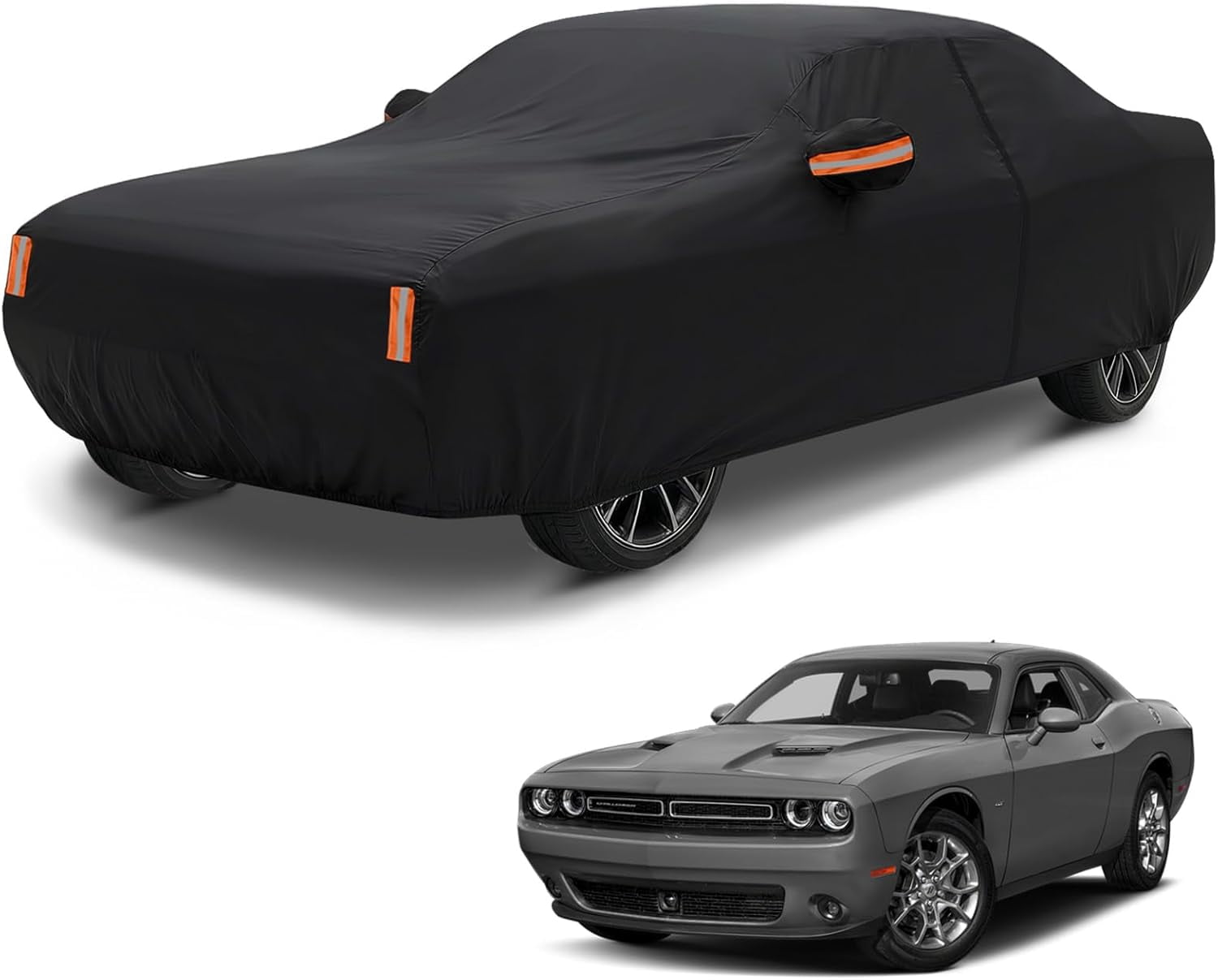 Car Cover Custom Fit for Dodge Challenger 2008-2026, Outdoor Waterproof ...