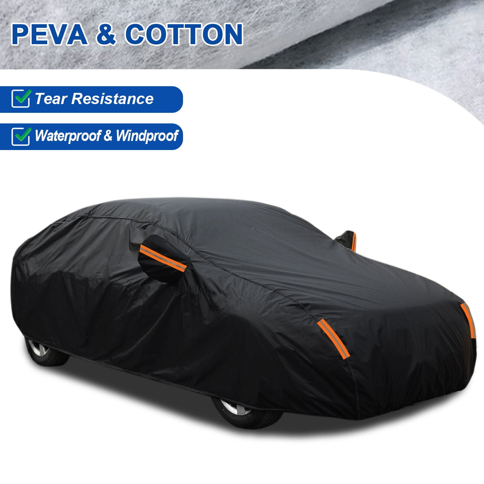 Car Cover Custom Fit Ford Mustang 1994-2004, 6 Layer PEVA Cotton ...
