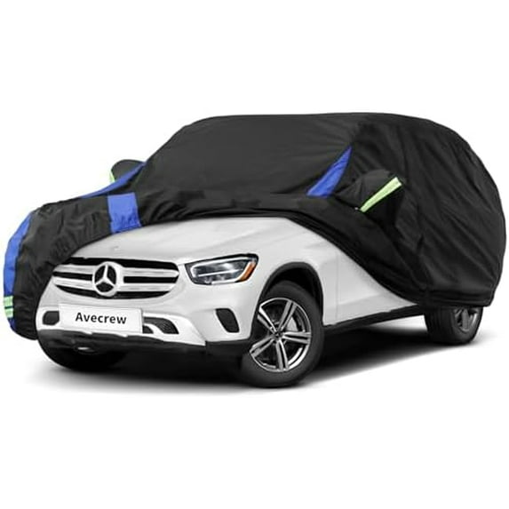 Car Cover Custom Fit for Benz GLC, Waterproof All Weather Full Exterior ...