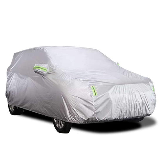 Car Cover Full Sedan Covers with Reflective Strip Sunscreen Protection ...