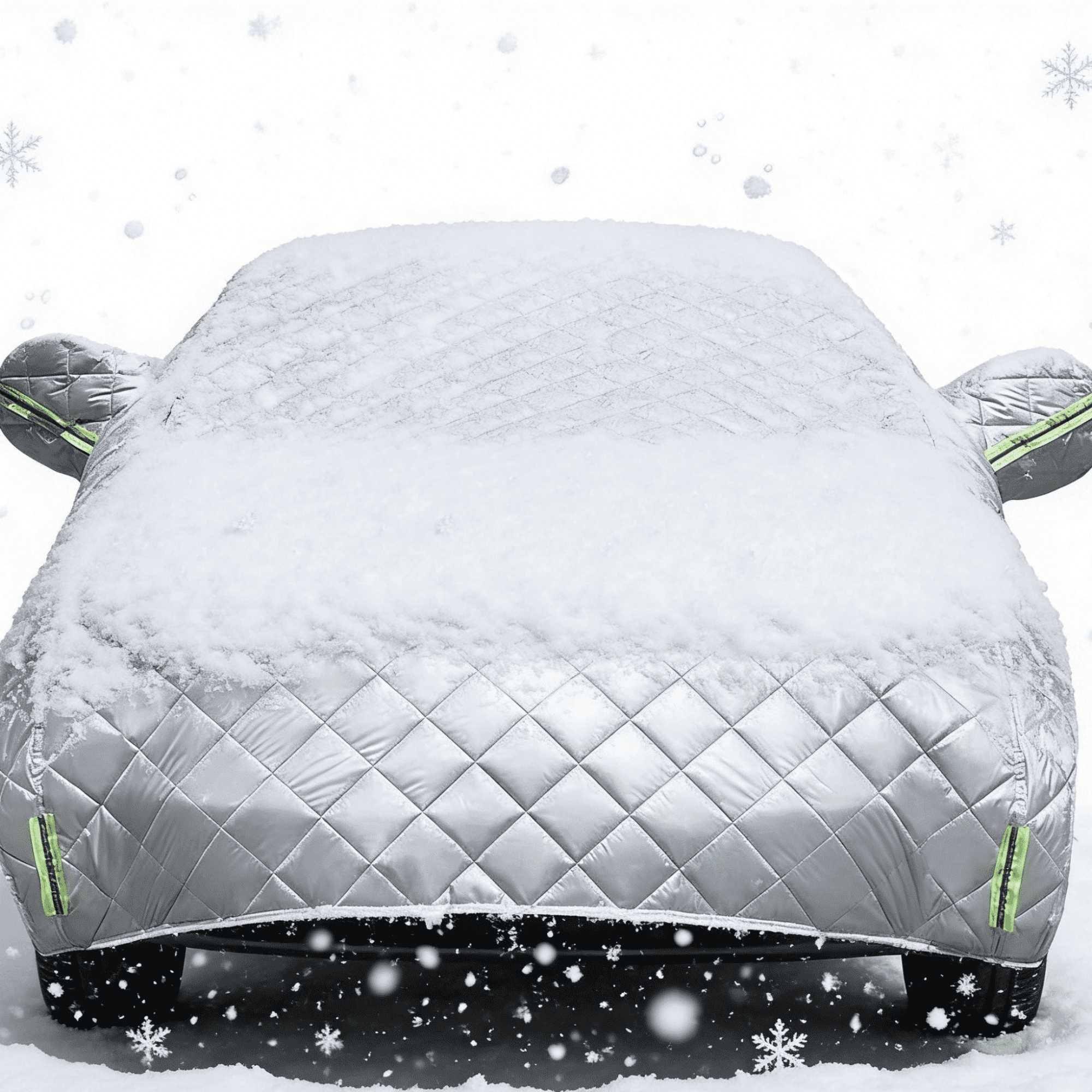 WAAYEE Heavy-Duty Winter Car Cover | 2-Layer Oxford & Frost-Proof ...