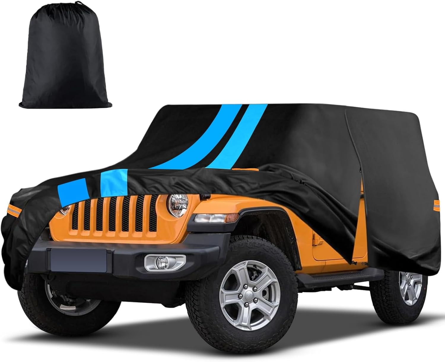 Car Cover Jeep Cover Waterproof 4 Door Fit for Jeep Wrangler 4 Doors ...