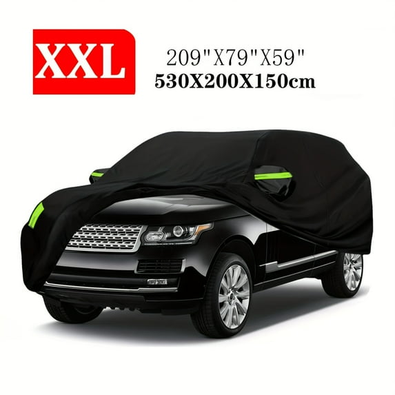 Car Cover for SUVs, XXL All-Weather Durable 190T Polyester, Scratch ...