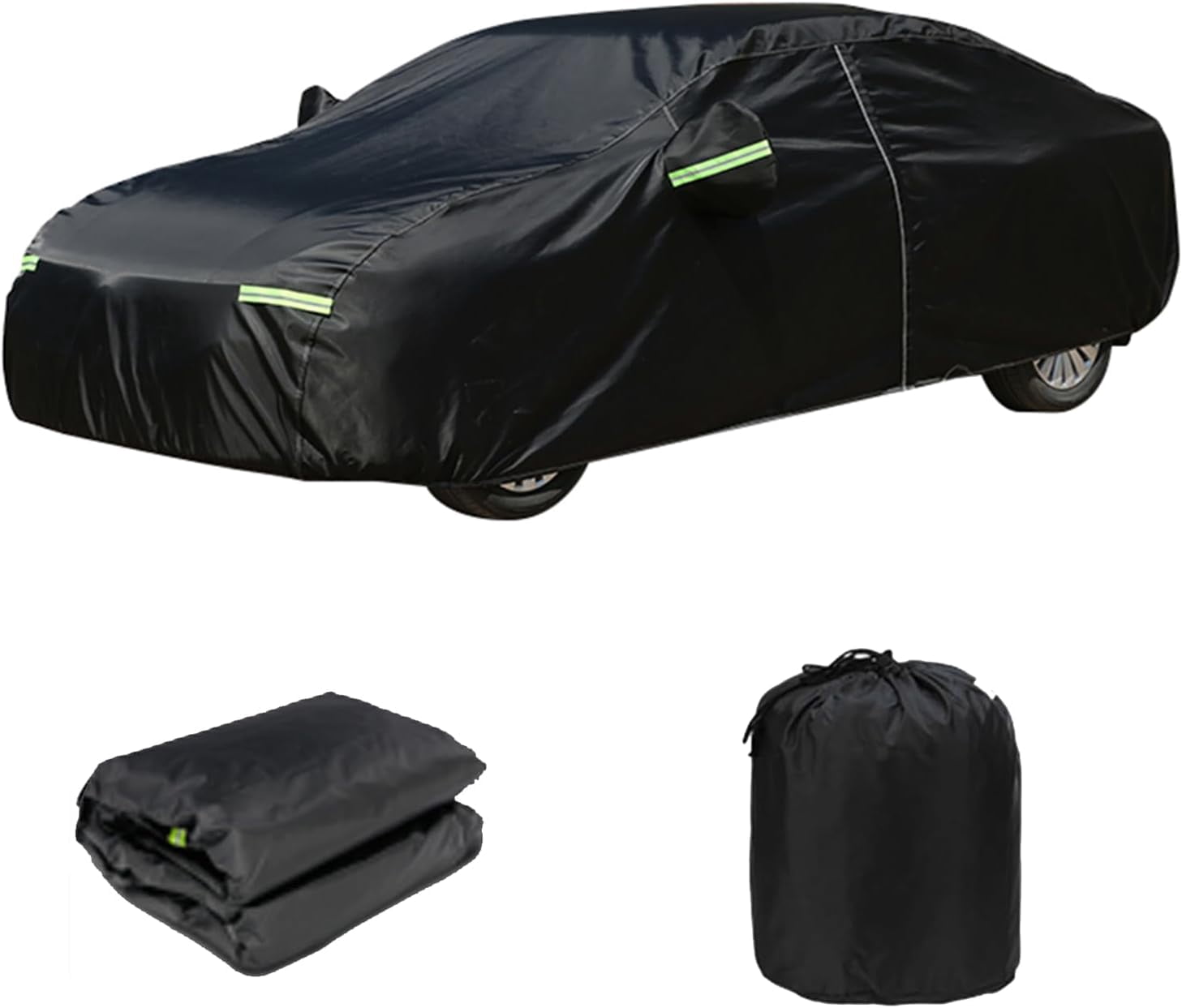 Car Cover for Sedan, Car Cover Waterproof All Weather for Automobiles ...