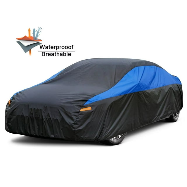 Car Cover for Automobiles Waterproof All Weather, Size 2 Fit Sedan ...