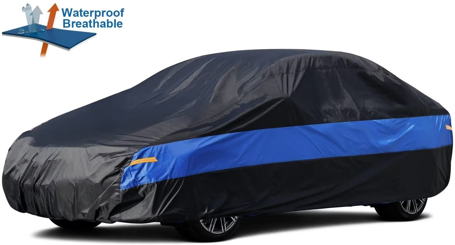 Car Cover for Automobiles Waterproof All Weather, Size A5 Fit for Sedan ...