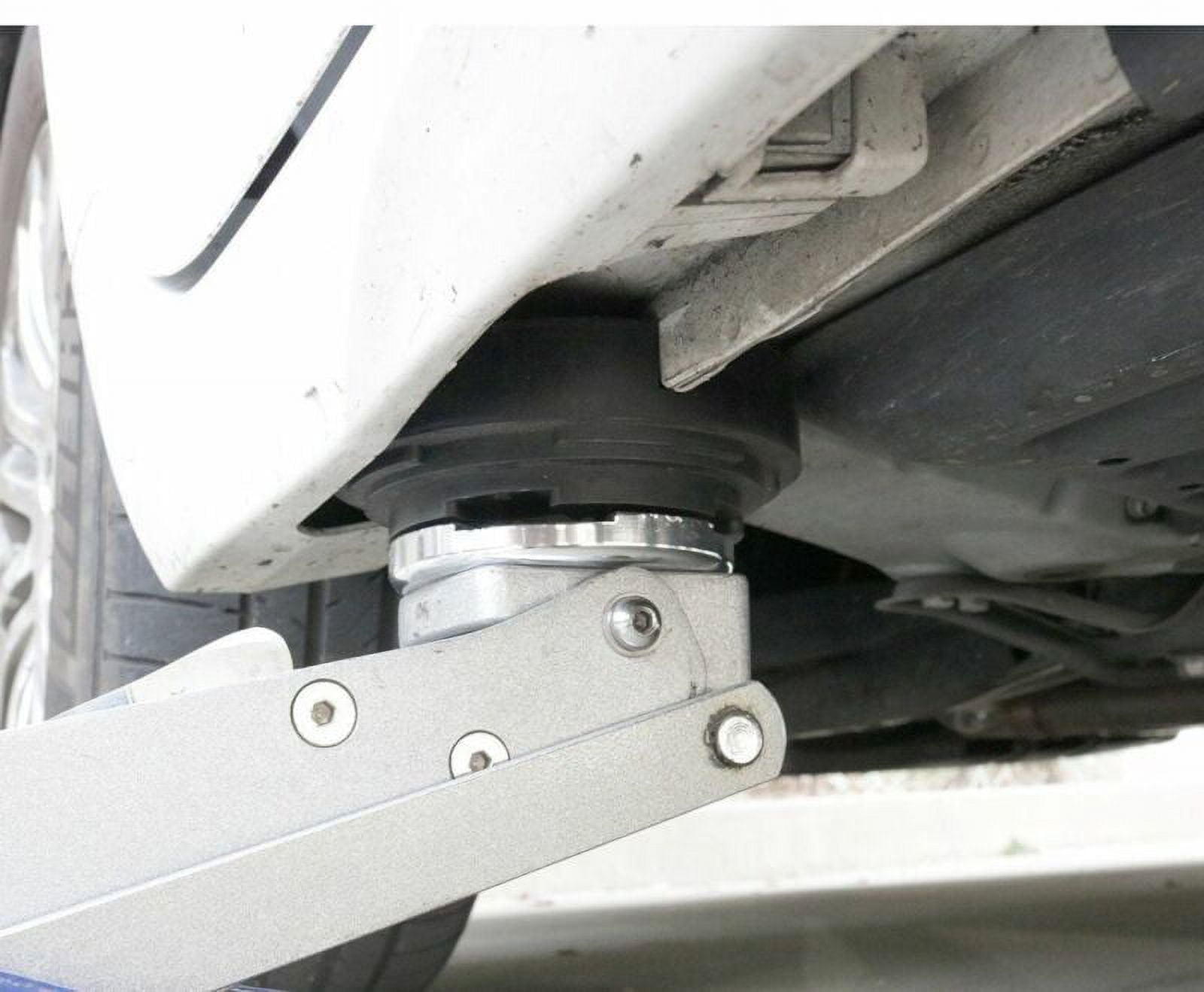Car Cross Slotted Frame Rail Floor Jack Disk Pad Adapter for Pinch Weld ...