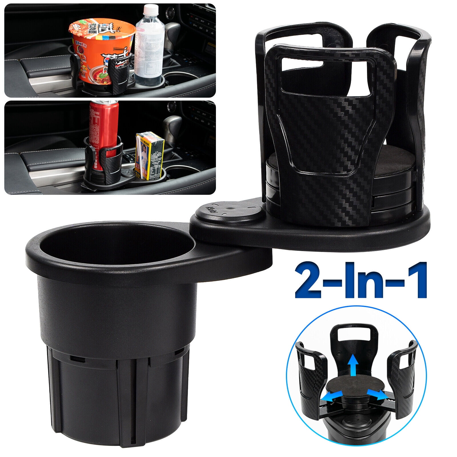 Car Cup 2 in 1 Holder Expander Dual Cup Holder Expander for Car ...