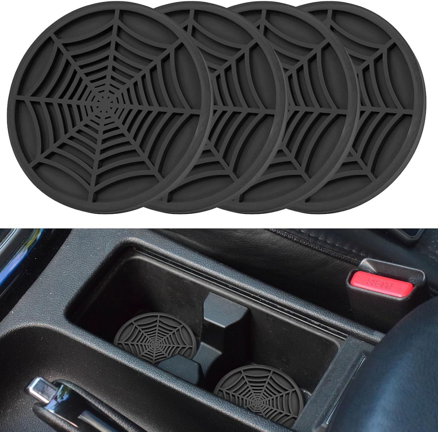 Car Cup Holder Coasters, Bling Cup Holder Insert Coaster Car Interior ...