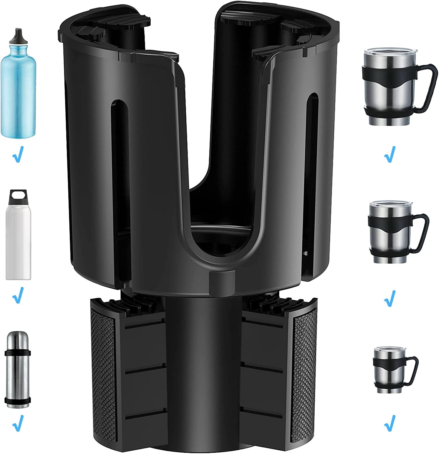 Adjustable Car Cup Holder Expander Adapter for Yeti, Hydro Flasks ...