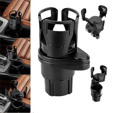 2 in 1 Multifunctional Car Cup Holder Expander with Adjustable Base ...