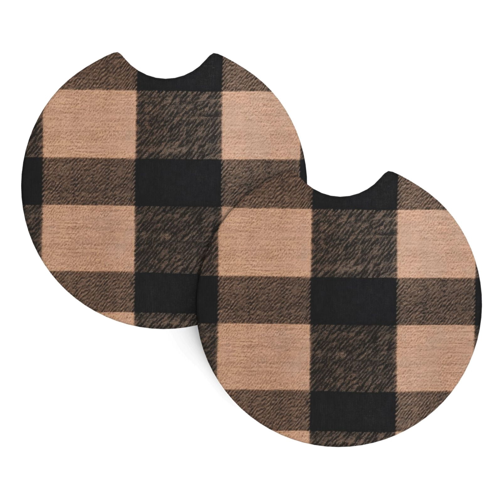 Car Cup Holder Pads 2 Pack Neoprene Coasters For Car Interior Non-Slip ...
