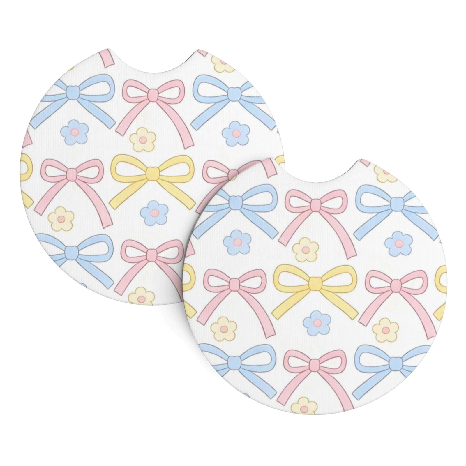 Car Cup Holder Pads 2 Pack Neoprene Coasters For Car Interior Non-Slip ...