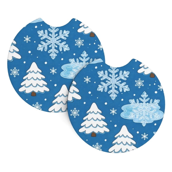 Car Cup Holder Pads 2 Pack Neoprene Coasters For Car Interior Non-Slip ...
