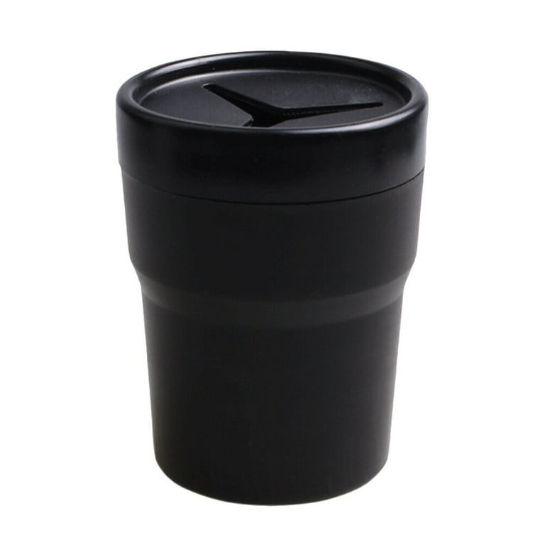 Car Cup Holder Slot Organizer Change Coin Phone Storage Black