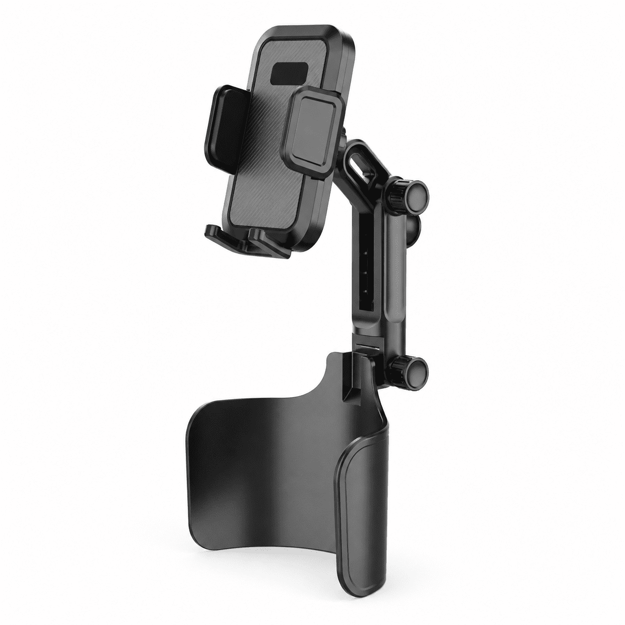 Car Cup Holder Tablet Mount, Black ABS Phone and Tablet Stand for iPad ...