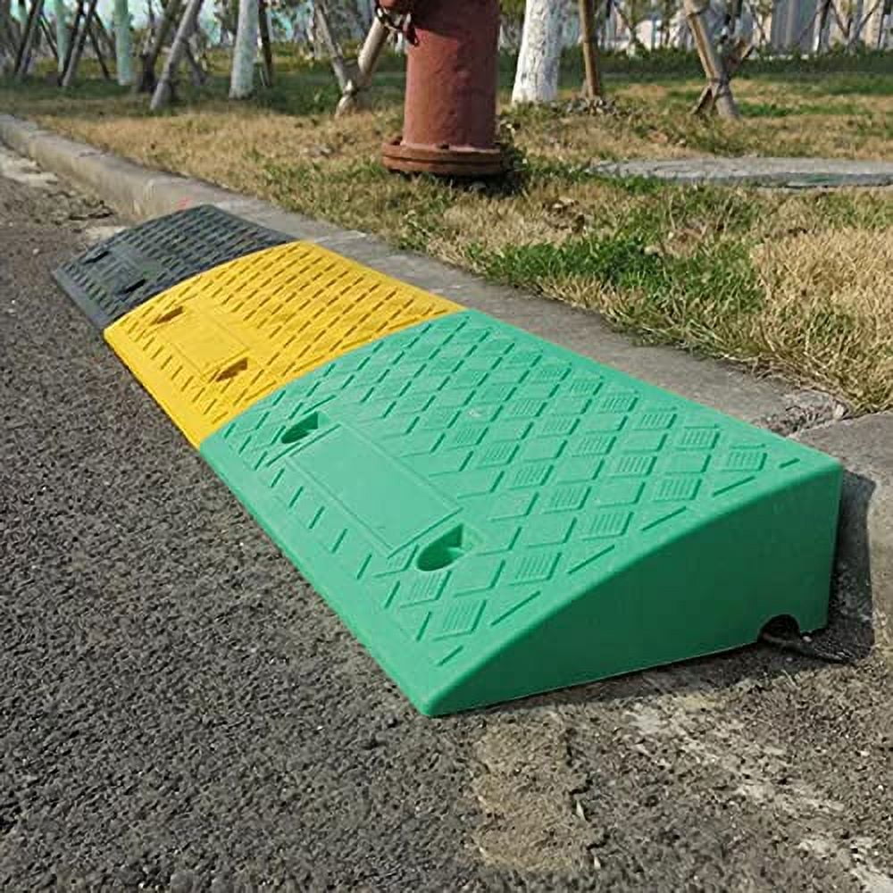 Car Curb Ramp for 6-8CM Height Steps, 2.76'' Rise Portable Threshold ...