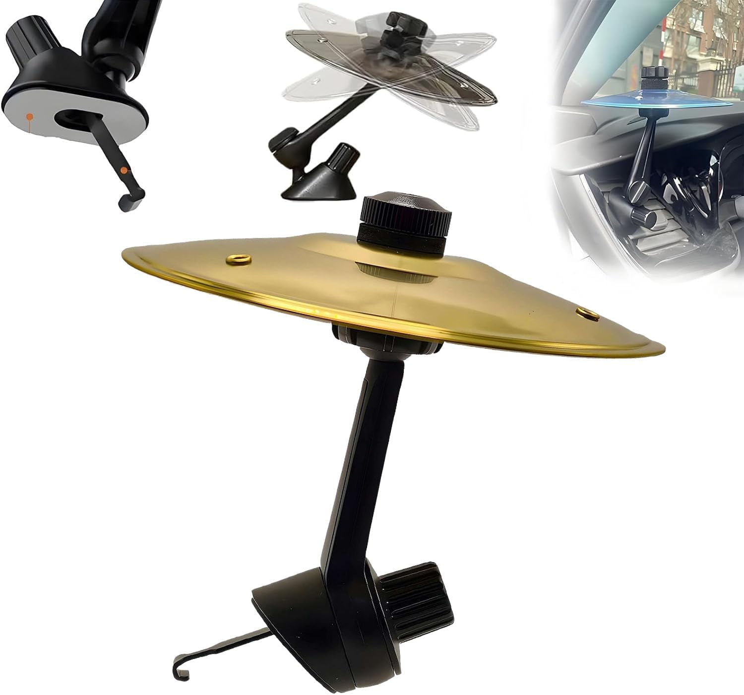 Car Cymbal Air Vent, Car Crash Cymbal, Funny Car Drum Cymbal Air Vent ...