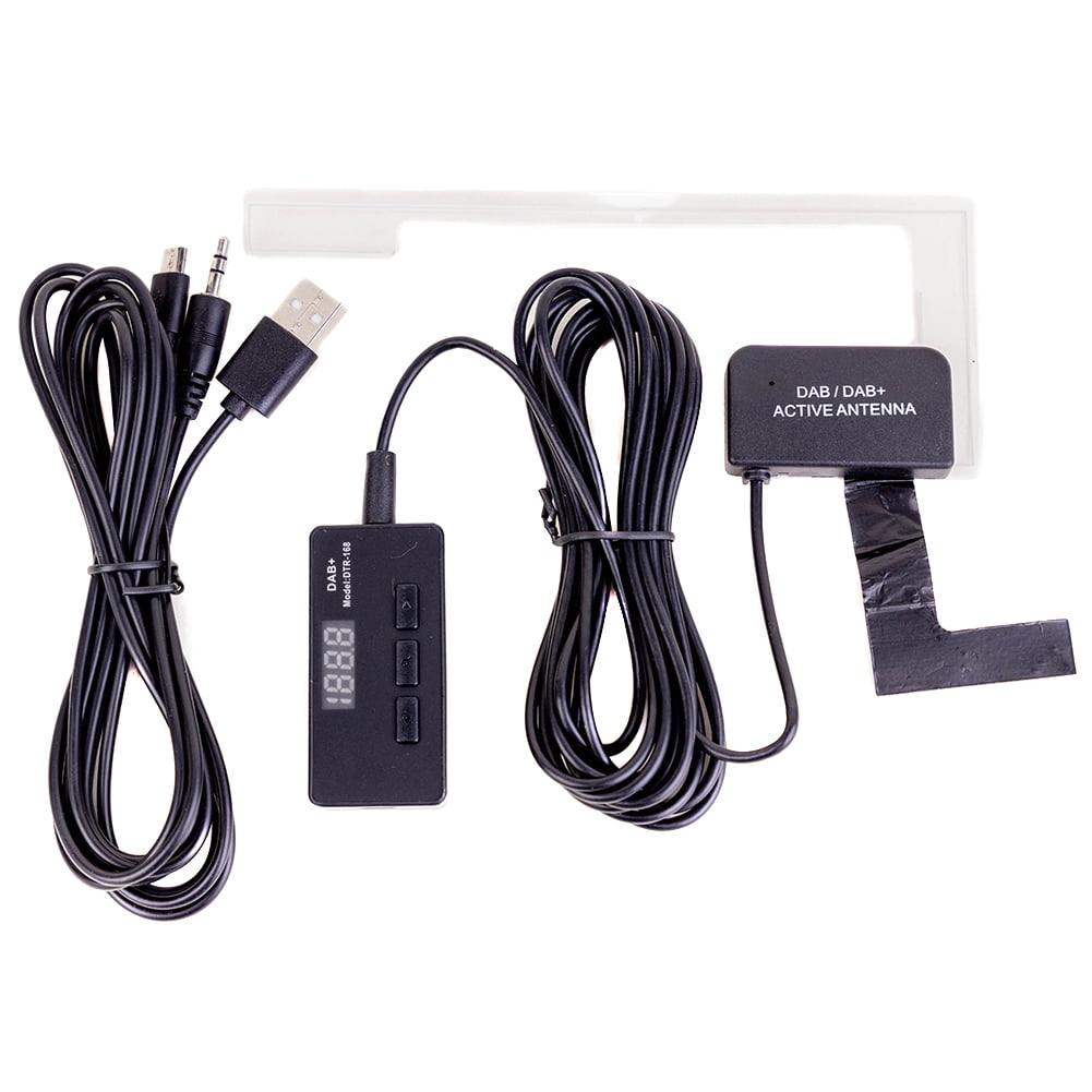 Car DAB+ Digital Radio Receiver European Car DAB Radio Adapter for ...