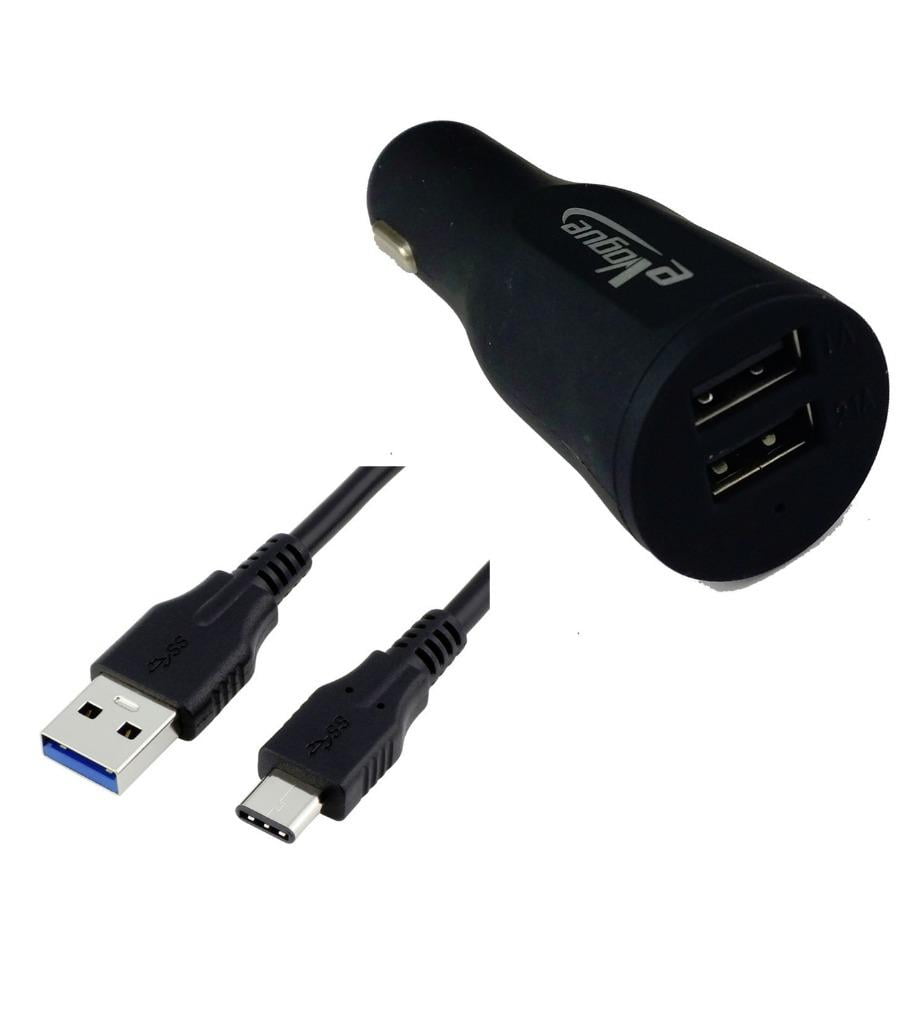 Car/DC Rubberized Charger for LG Stylo 3, Stylus 3, LS777, Phoenix 3 ...