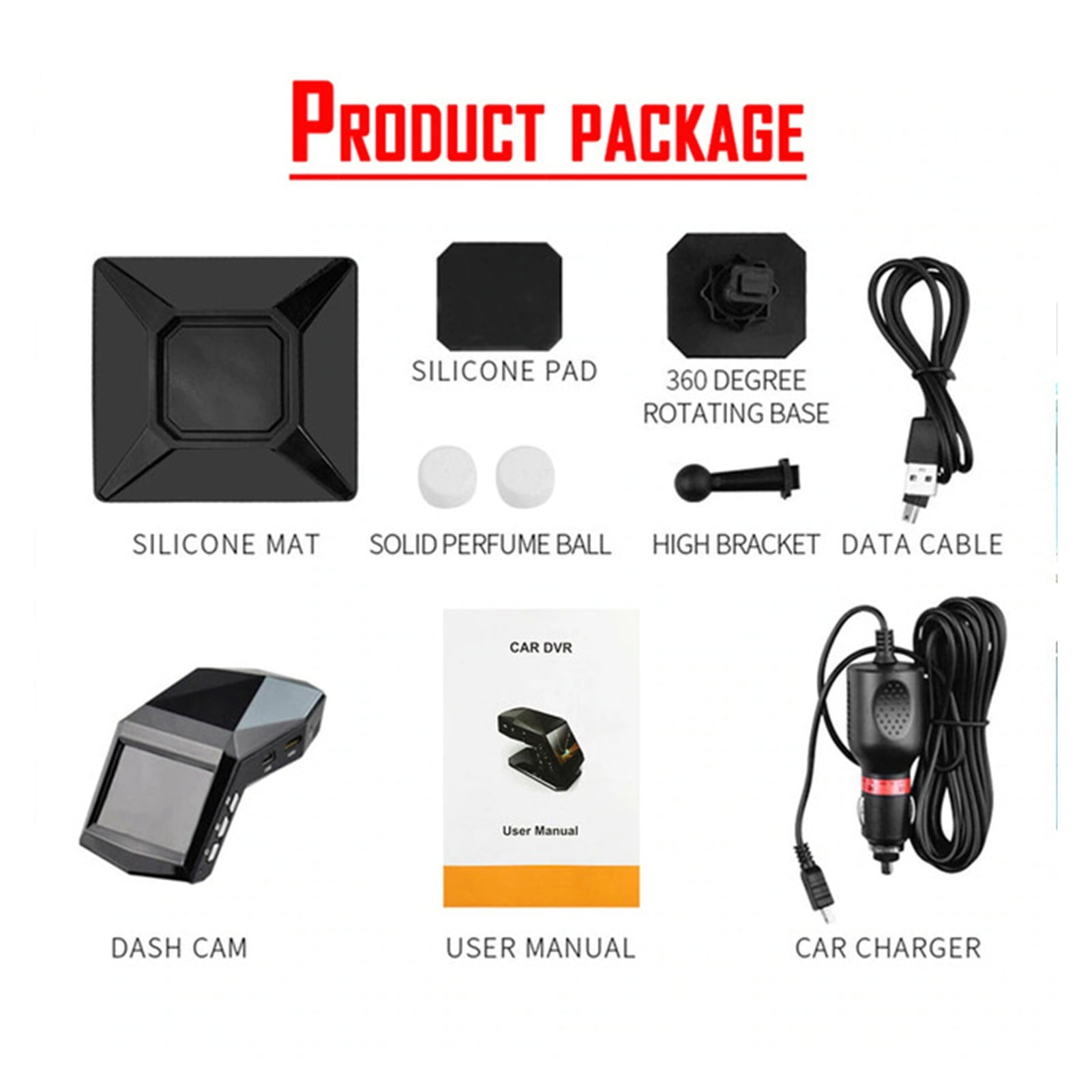 Car DVR Full HD 1080P Dash Camera Auto Camera Dash Cam Cycle Recording ...