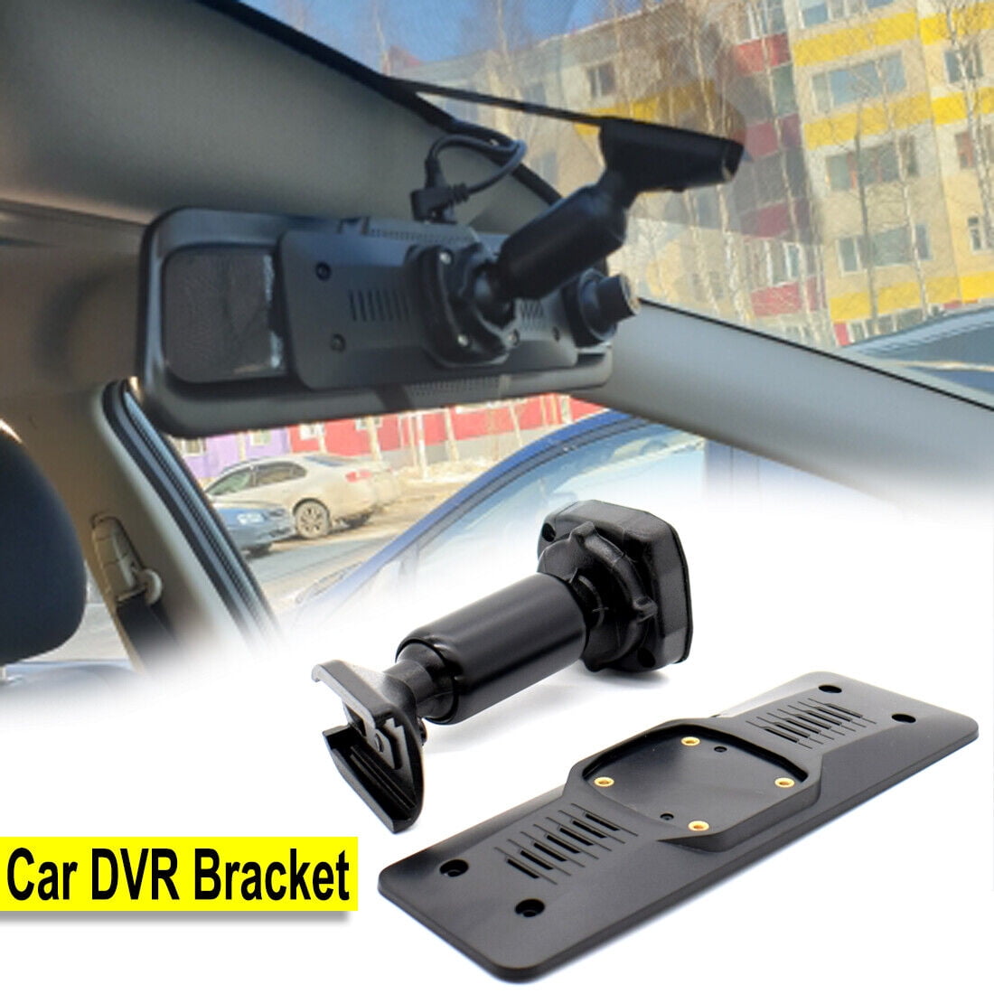Car DVR Rear View Mirror Bracket Mounting Back Plate Panel Interior ...