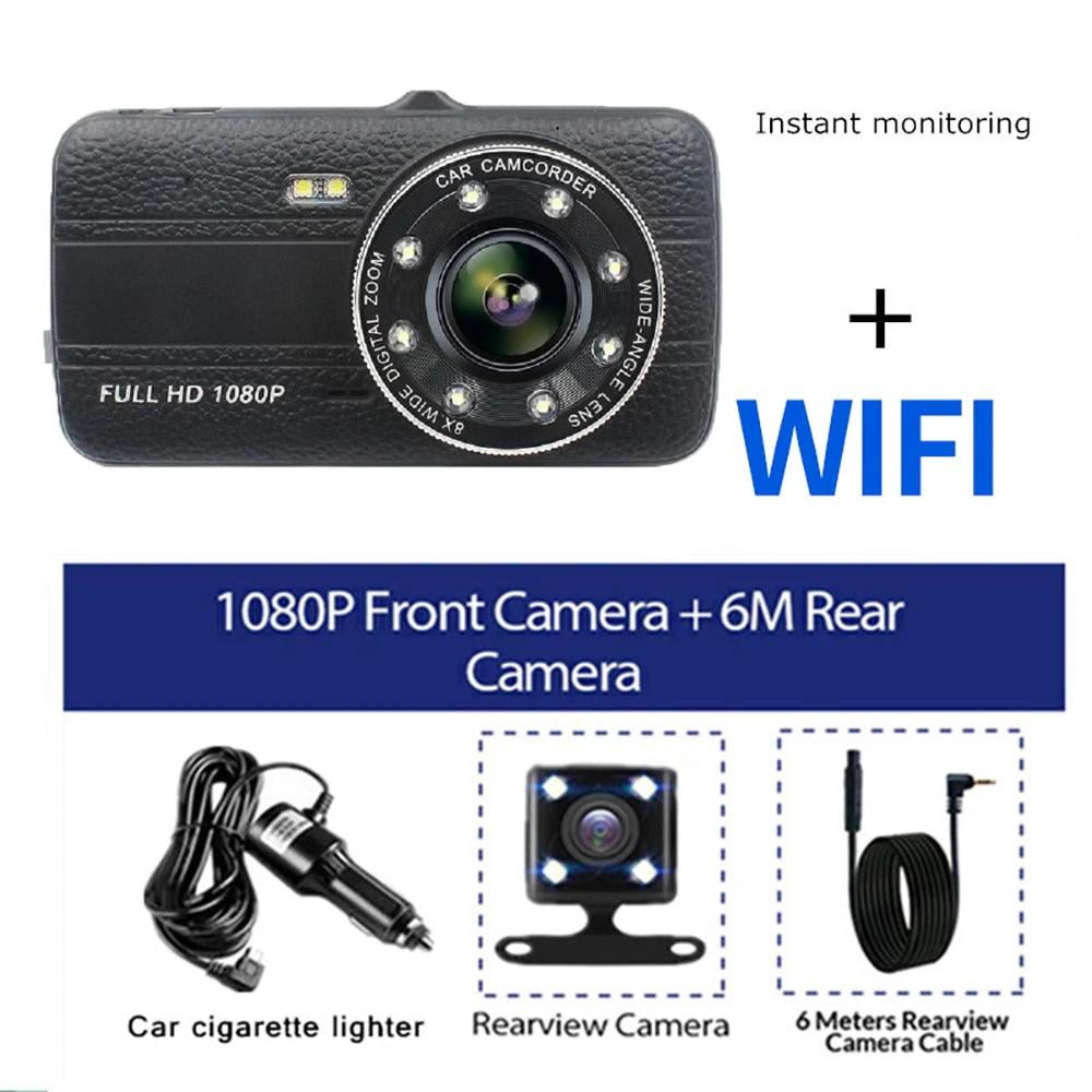 Car DVR WiFi GPS Full HD 1080P Dash Cam Rear View Vehicle Camera Drive ...