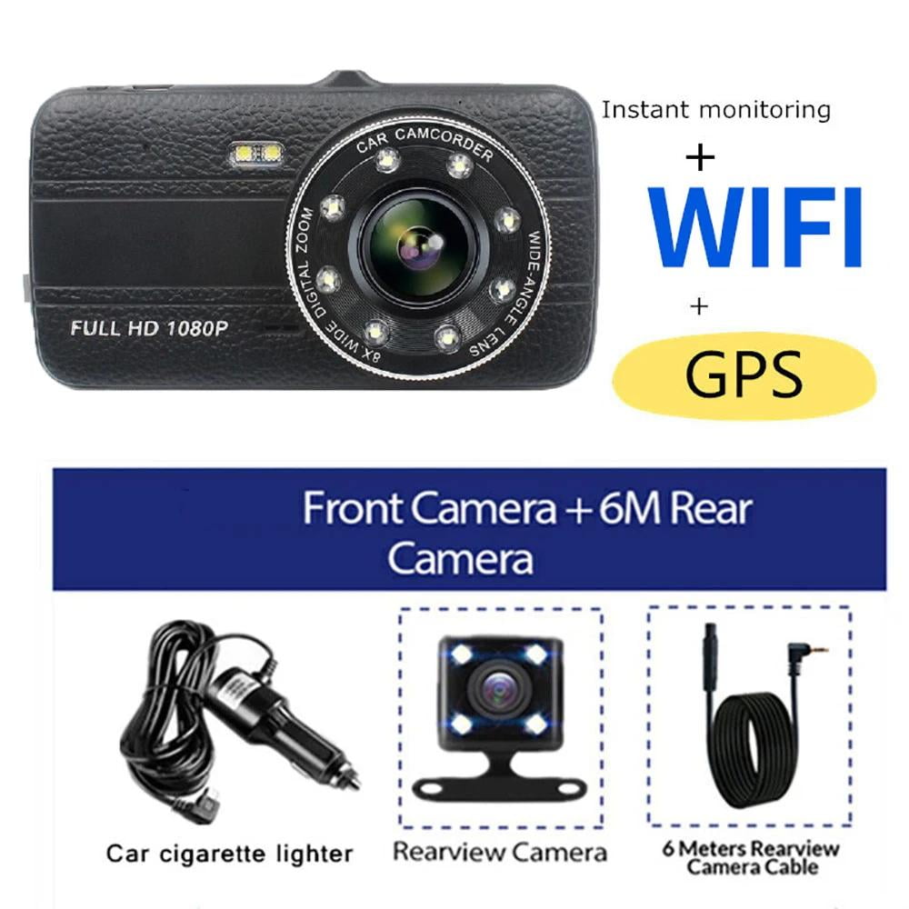 Car DVR WiFi GPS Full HD 1080P Dash Cam Rear View Vehicle Camera Drive ...