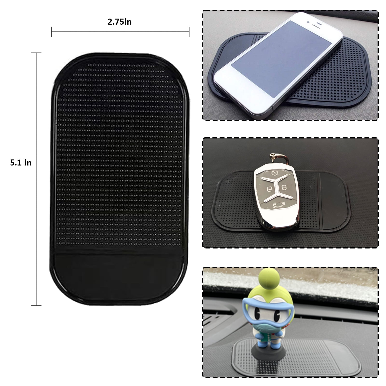 Car Dashboard Anti-Slip Mat, 5-Pack Non-Slide Pads for Car Extra Thick ...