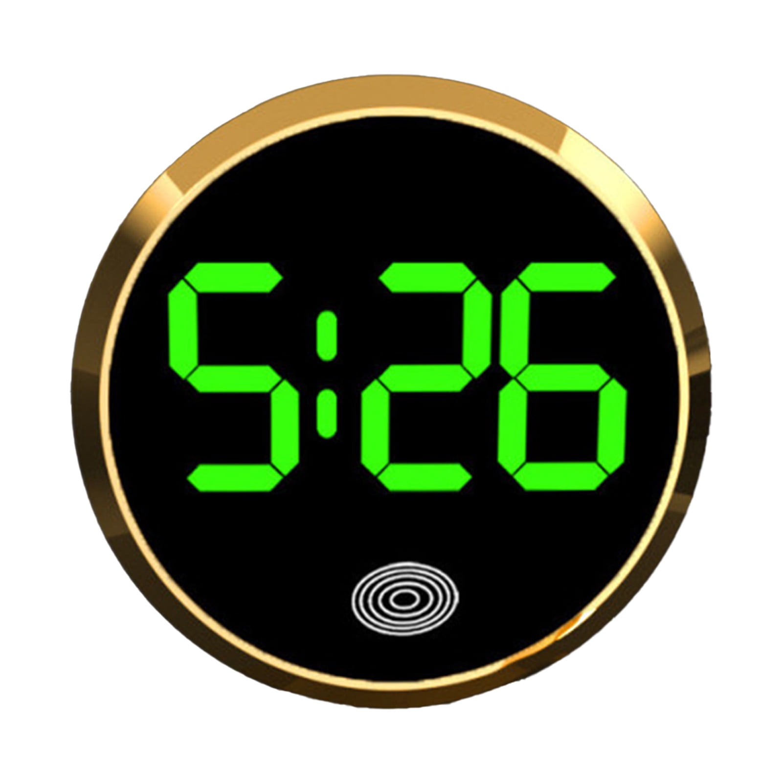 Car Dashboard Clock，Digital Touch Screen Round Dashboard Clock，Stylish ...