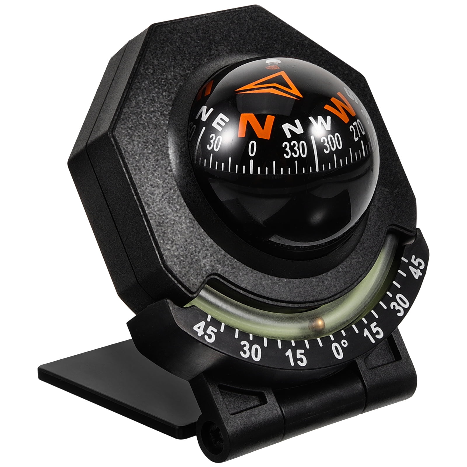 Car Dashboard Compass Car Mount Compass Black Compass for Vehicle Boat ...