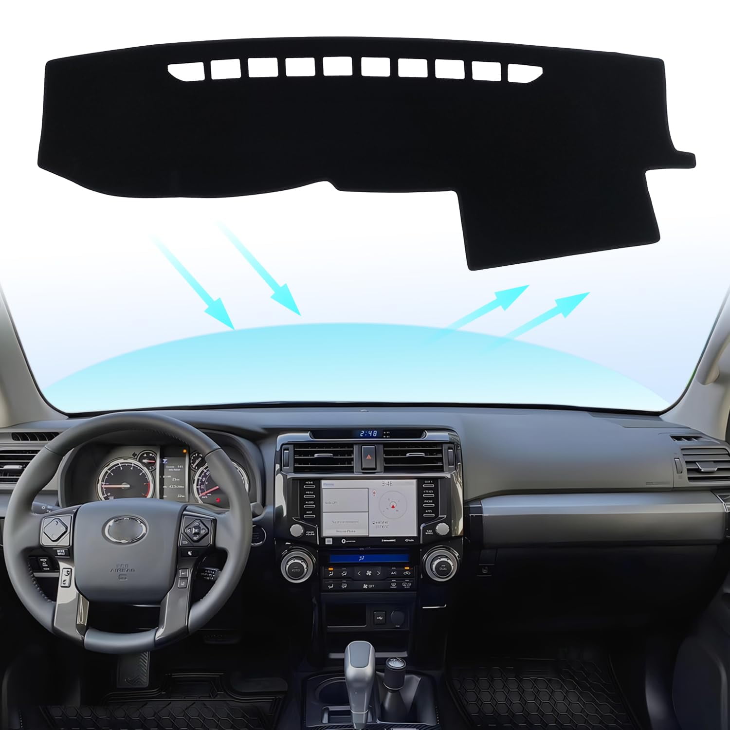 Car Dashboard Cover Dash Cover Mat Custom Fit for Toyota 4Runner 2003 ...