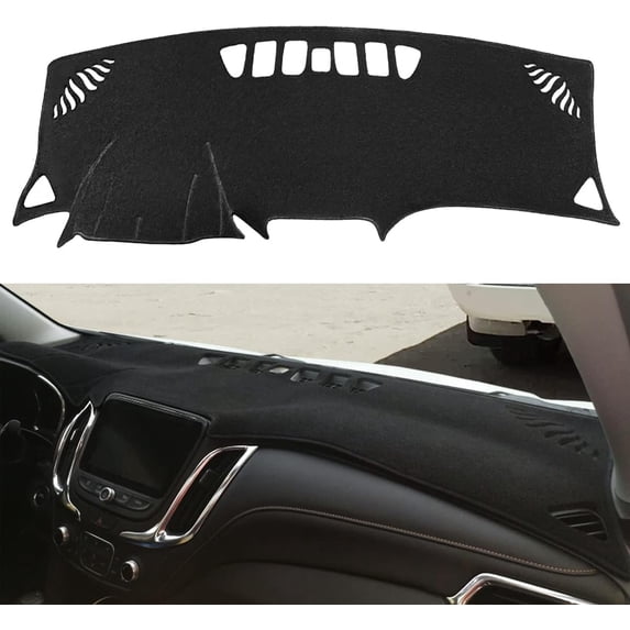Car Dashboard Cover Polyester Non-Slip Mat Protector Carpet Sun Proof ...