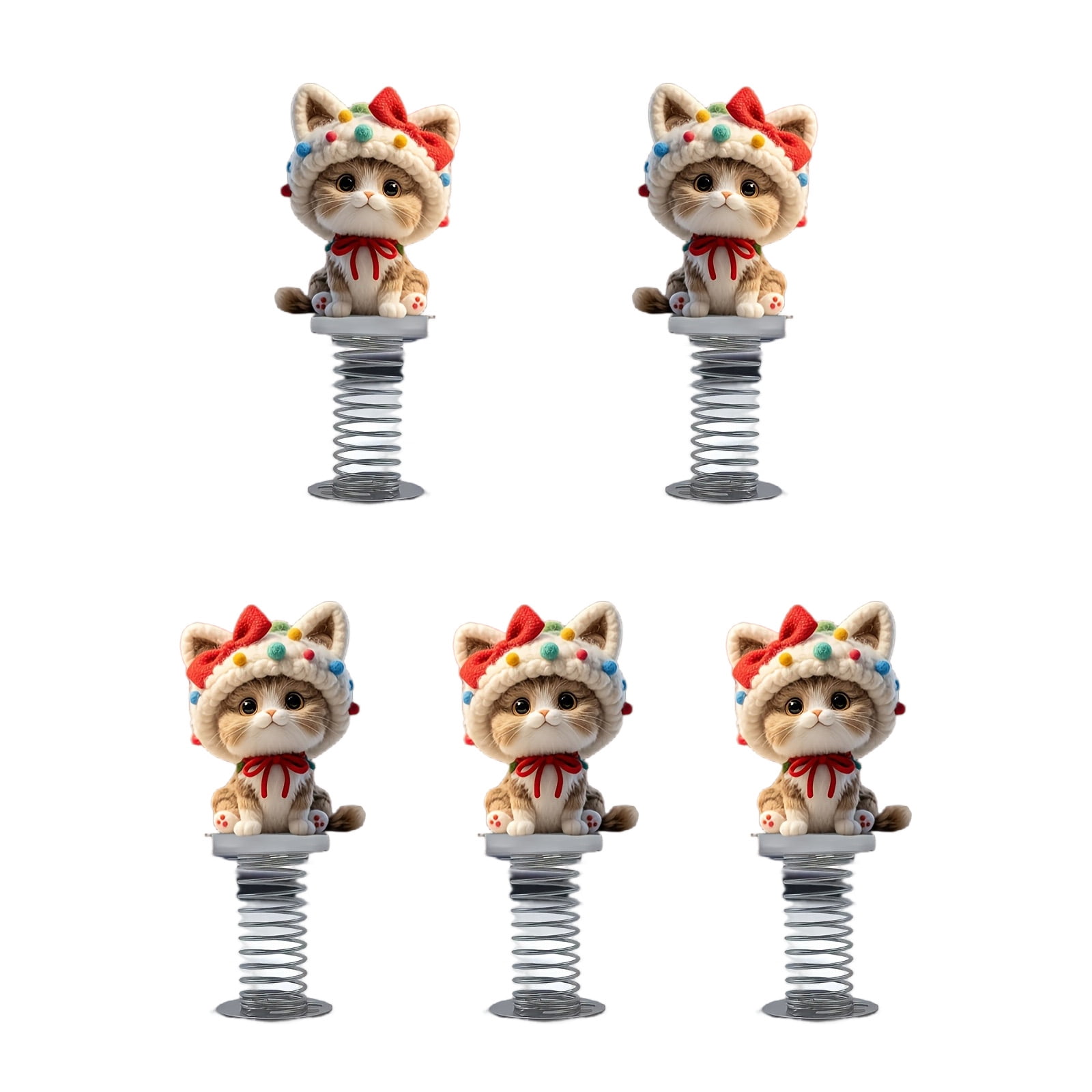 Car Dashboard Decorations Shaking Cats Bobblehead Car Decors Lovely ...