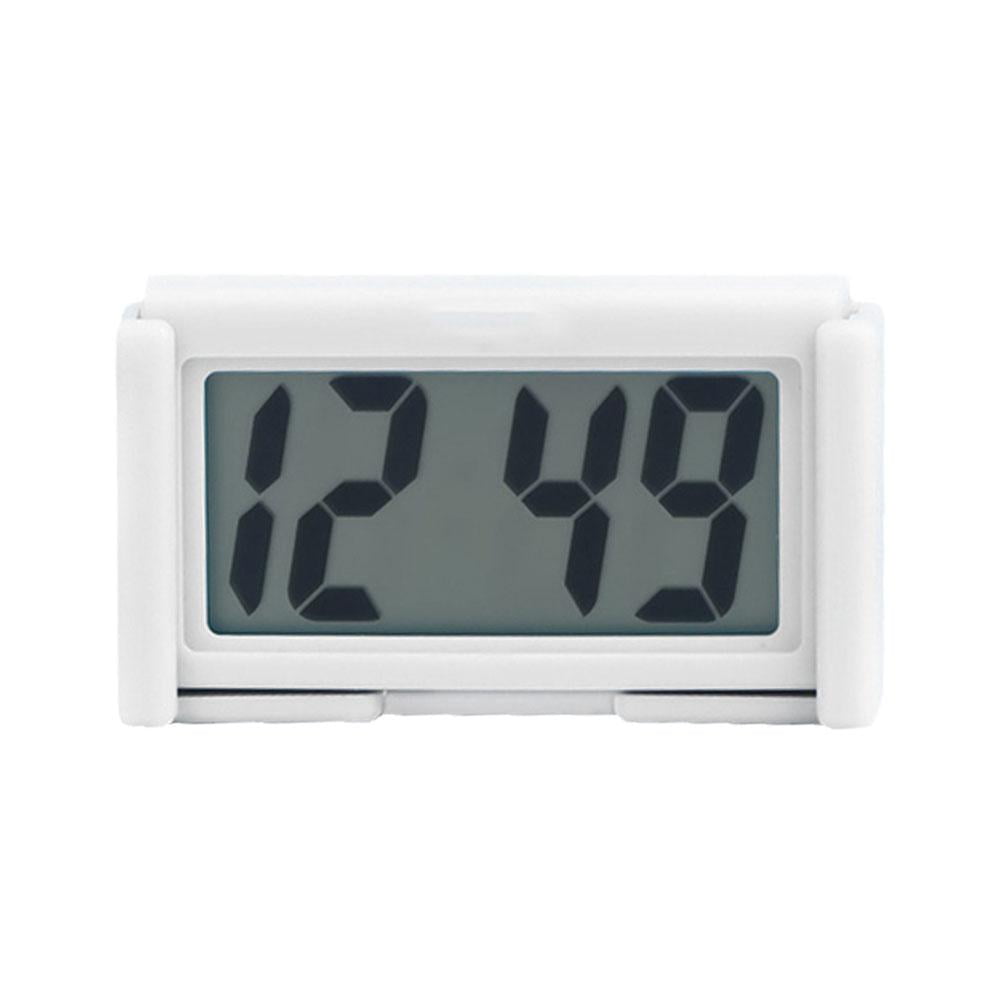 Car Dashboard Digital Clock Mini LCD Time Date Display Self-Adhesive ...