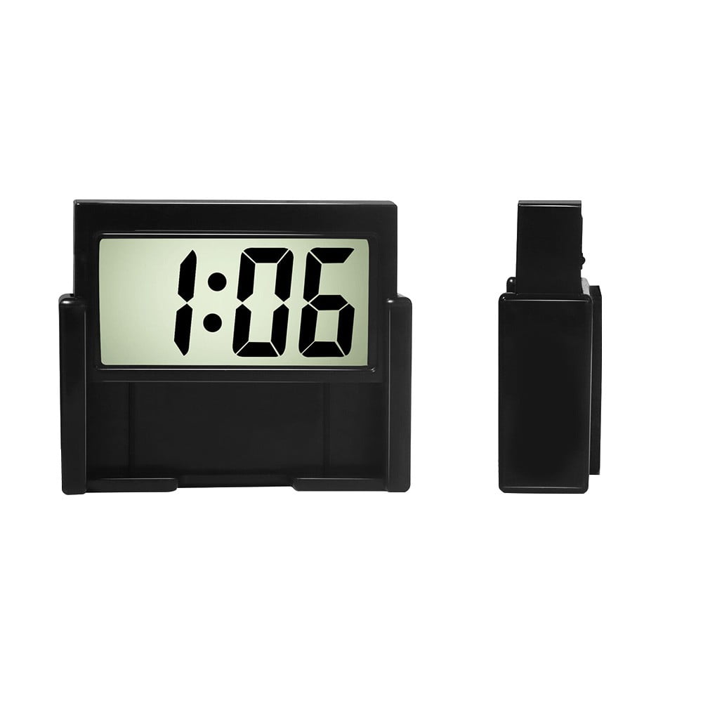 Car Dashboard Digital Clock - Vehicle Adhesive Clock with Jumbo LCD ...