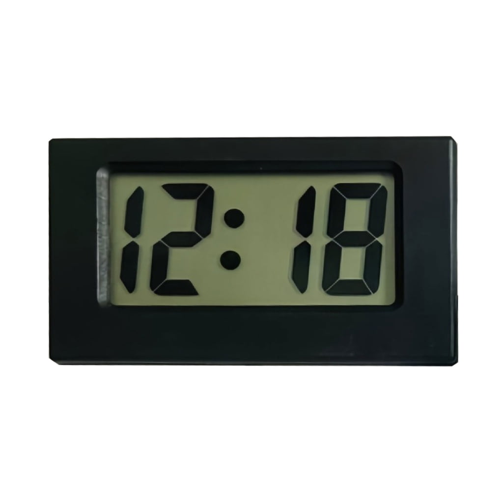 Car Dashboard Digital Clock with LCD Time & Day Display Vehicle ...