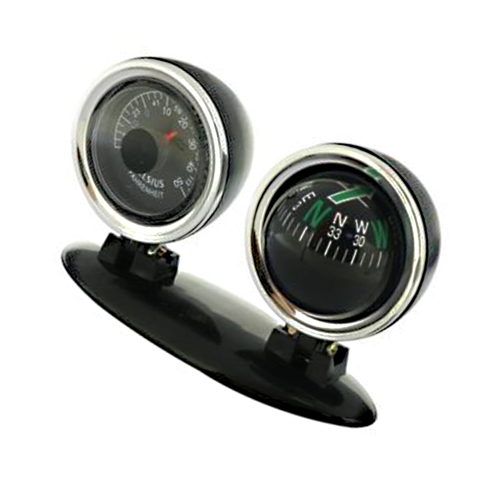 Car Dashboard Guide Accessory With Integrated Compasses Thermometers ...
