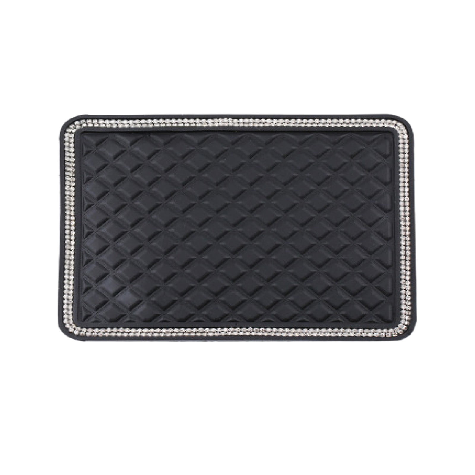 Car Dashboard Mat Non-Slip Phone Holder with Rhinestone Decoration ...