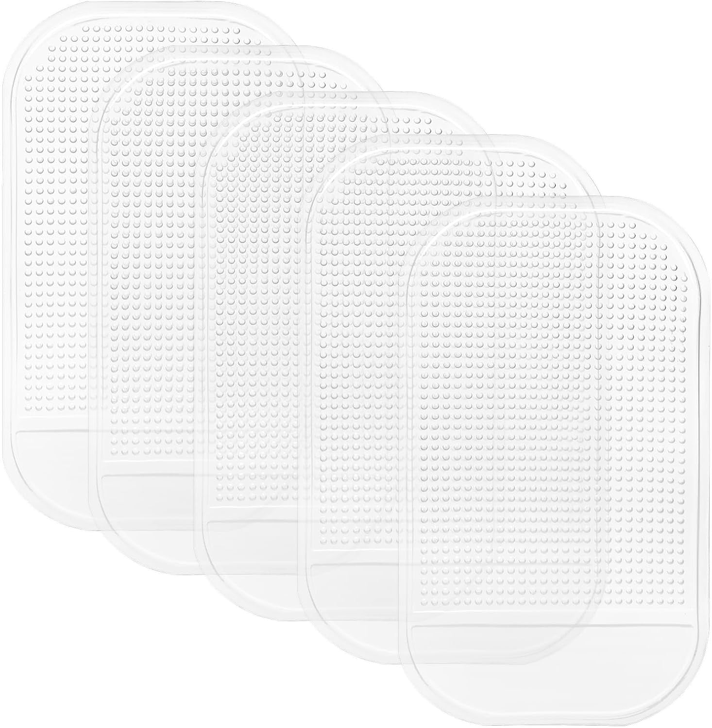 Car Dashboard Non-Slip Mats, 5 Pcs Self-adhesive Car Sticky Dash Pad ...